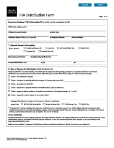 Schwab IRA distribution form | NewSquare Capital
